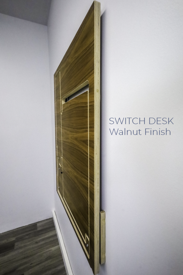 SWITCH DESK - Wall-Mounted Folding Desk - Hideaway Solutions